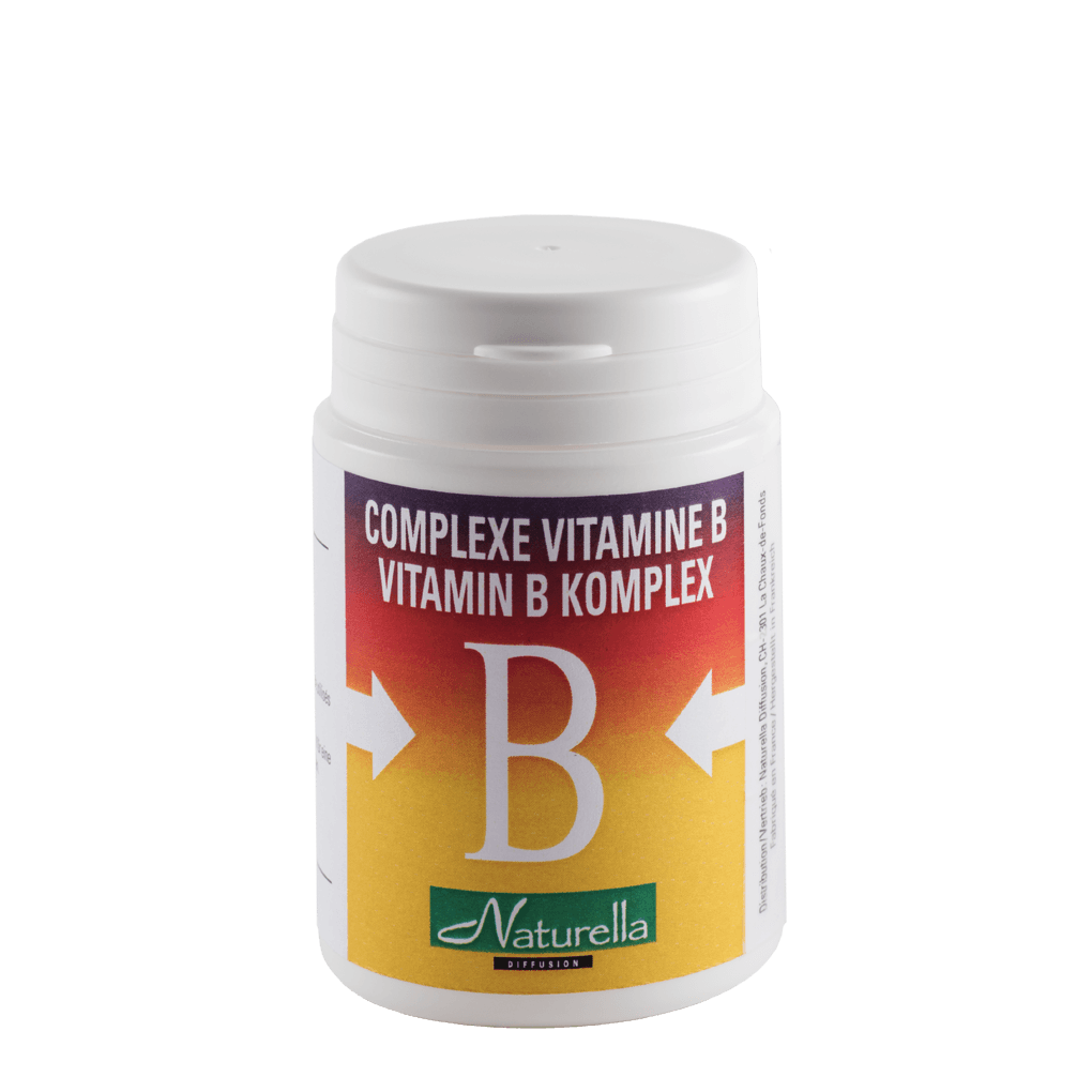 Complexe vitamine B 685mg | Suisse | Boîte de 100 gélules - Naturella SA